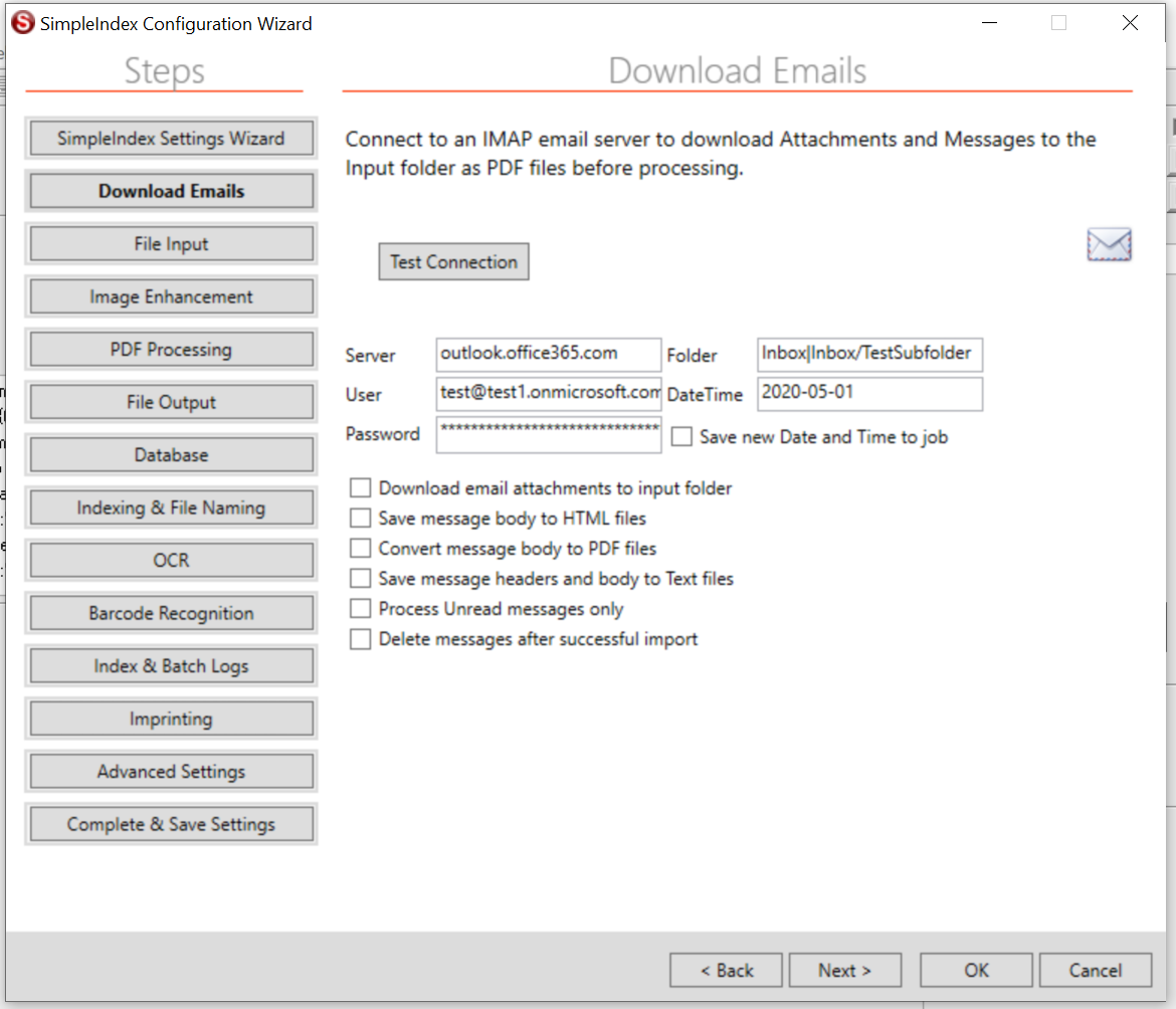 Email Import - Simple Wiki
