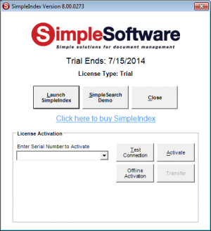 simplekey web activation