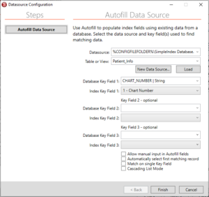 How do you configure the Autofill feature? - SimpleIndex